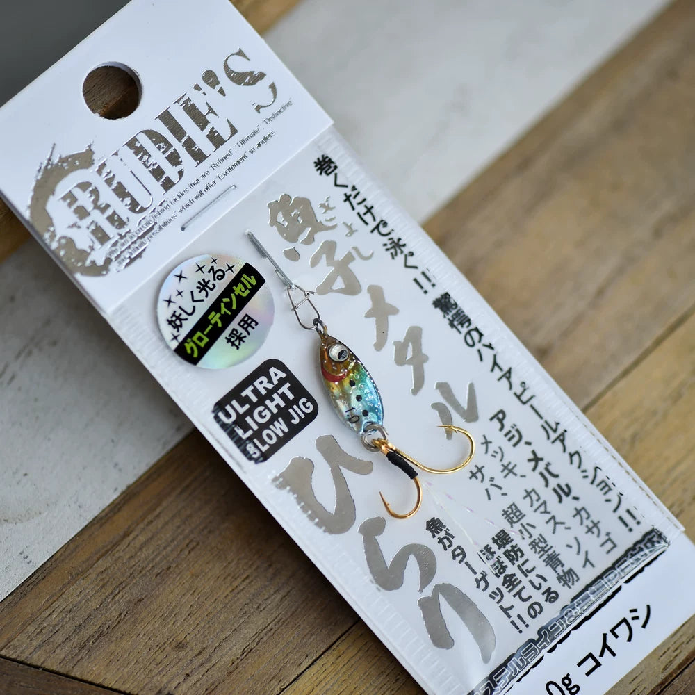 Rudie's Gyoko Metal Hirari Micro Jig | Ultra Light Fishing Lure – ZHUSROD